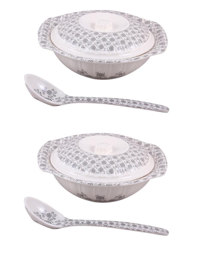 Raffles Melamine Large Serving Bowl Serving Spoon - Hommold