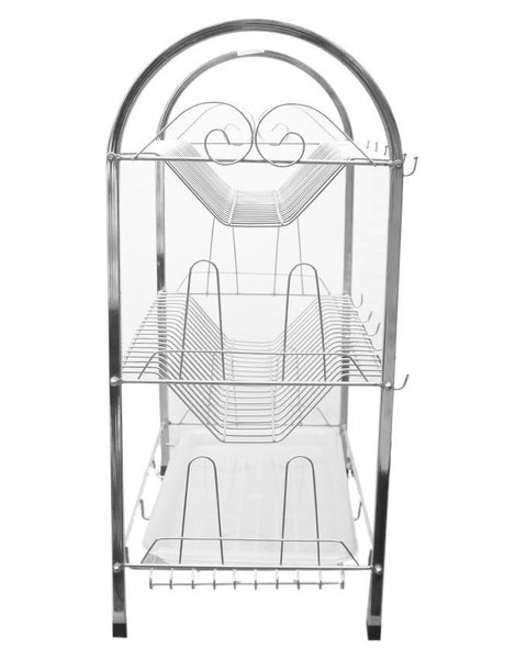 Stainless Steel 3 Tiered Kitchen Rack With Drainage Tray - Hommold