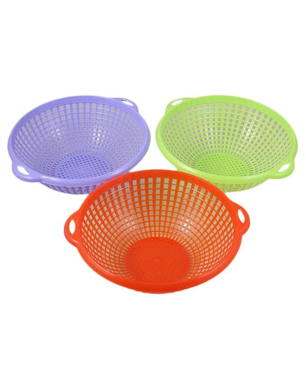 Multi Colour Perforated Colanders Pack of Three