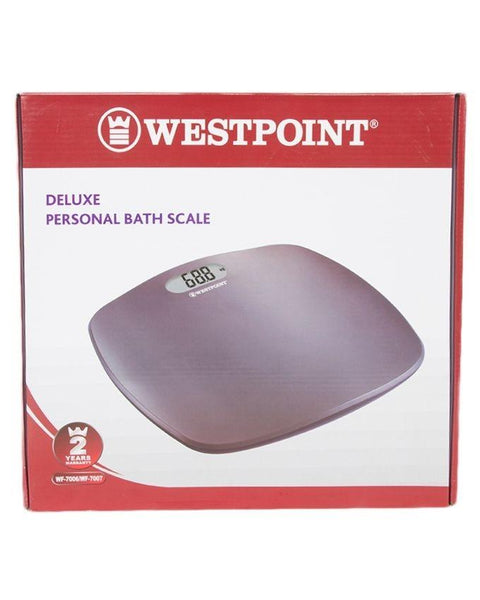 WF-7006 - Deluxe Personal Bath Scale - Grey - Hommold